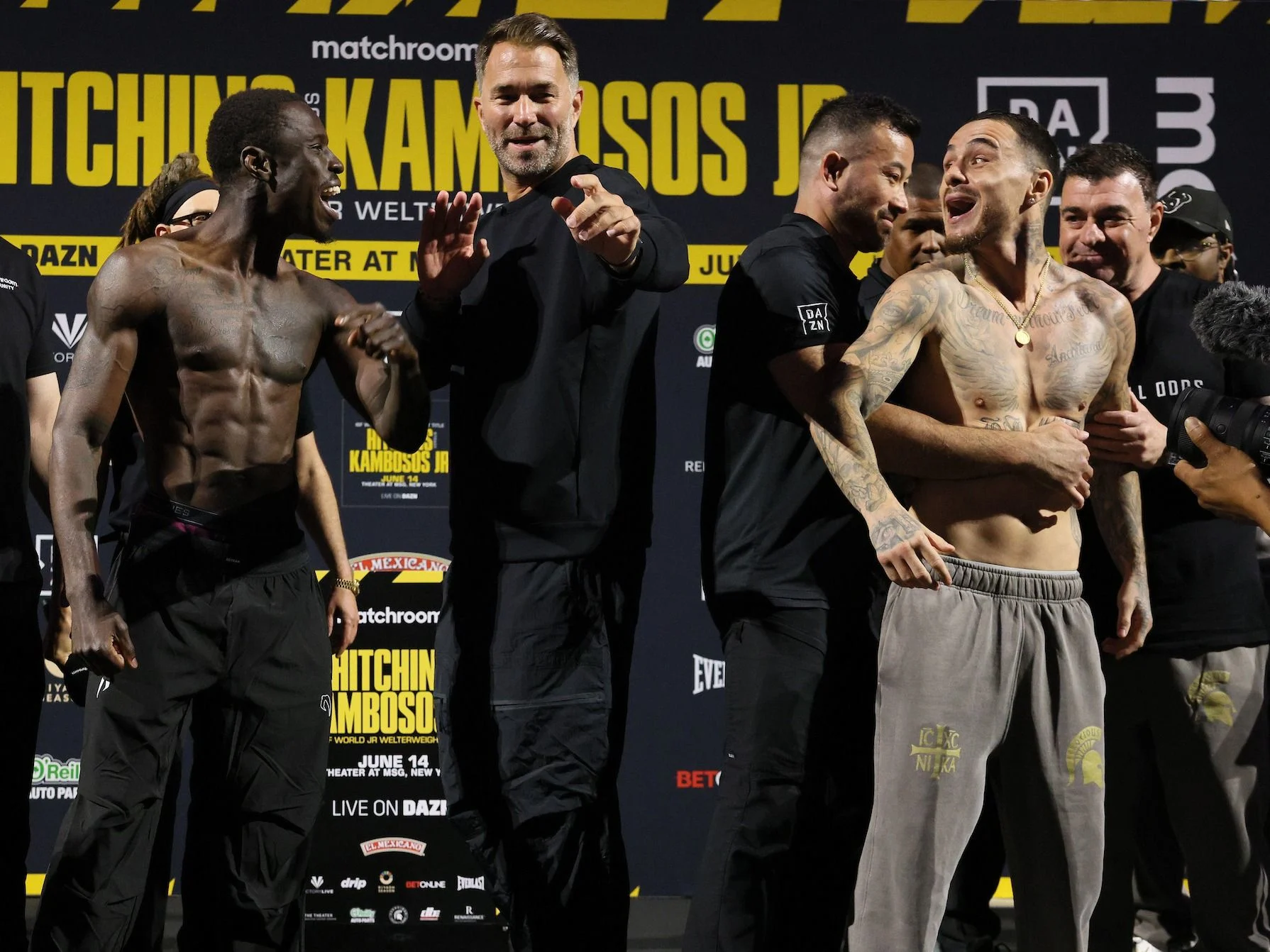 Richardson Hitchins, George Kambosos Make Weight Ahead of 140-pound ...