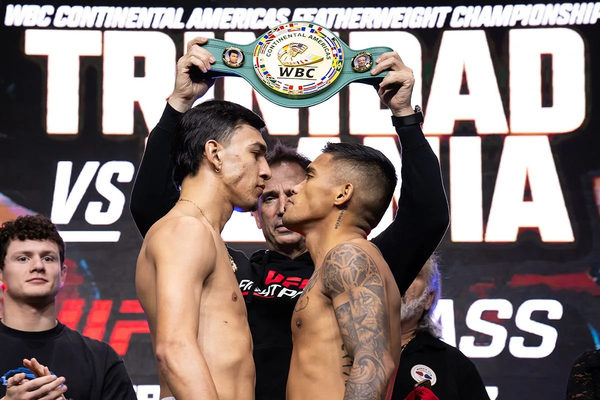 Omar Trinidad, Mike Plania Both Under Featherweight Limit For UFC Fight ...