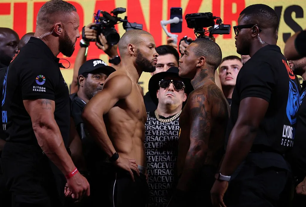 Conor Benn heavier than Chris Eubank Jr. for 'The Ring: Unfinished ...