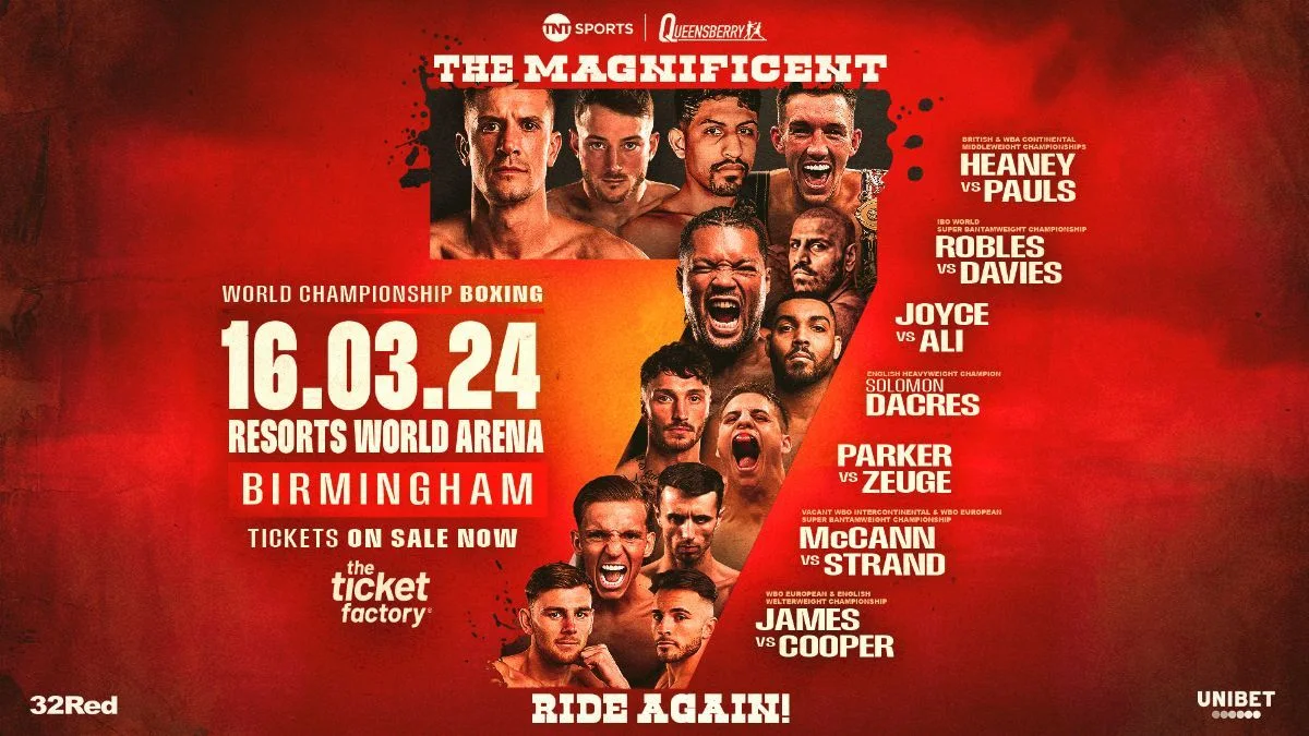 Nathan Heaney, Liam Davies and Joe Joyce to appear in Birmingham card ...