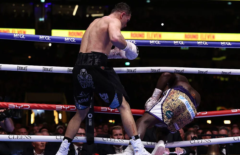 Jack Catterall earns brutal 11th-round KO win over Ekow Essuman at ...