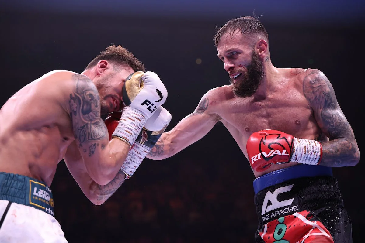 Photos: Anthony Cacace Batters, Stops Leigh Wood in Nine Rounds | The Ring