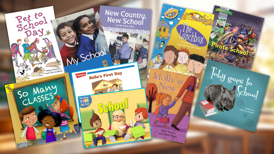 Books About School and Starting School for PreK–Grade 3
