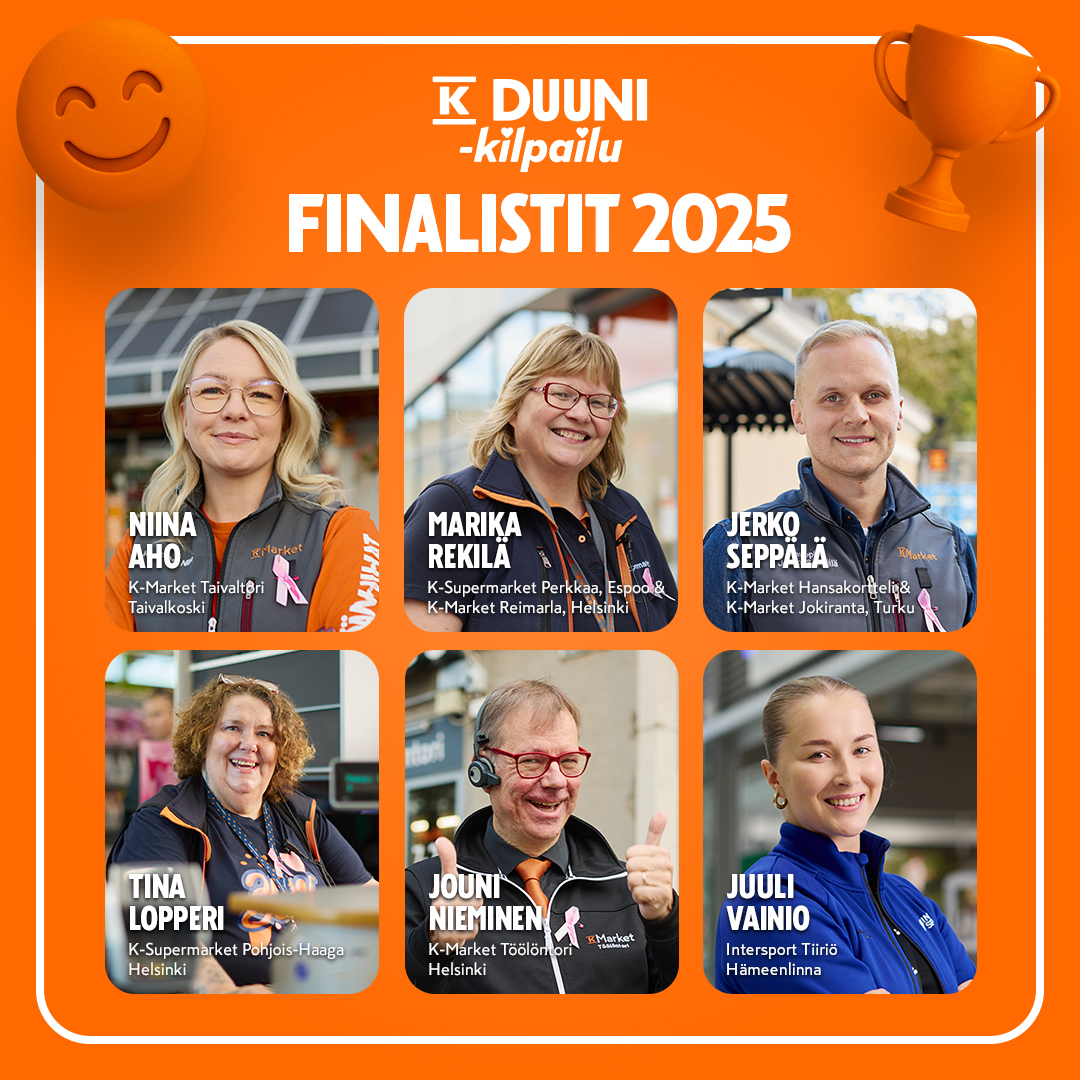K-Duuni-kilpailu 2025 – tässä huikeat finalistit - K-ryhmä