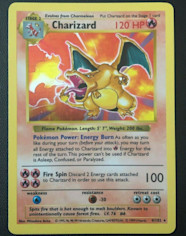 Old Charizard Pokemon Card
