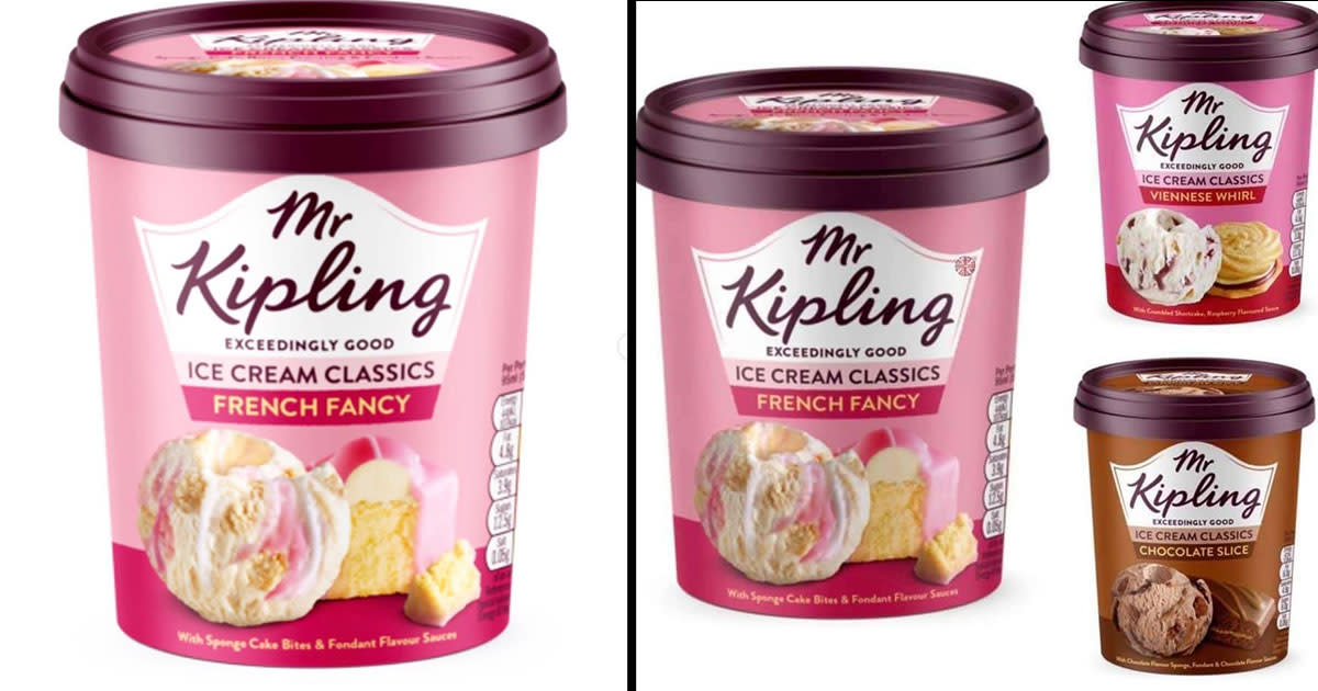 Mr Kipling Is Launching A French Fancy Ice Cream | TOTUM