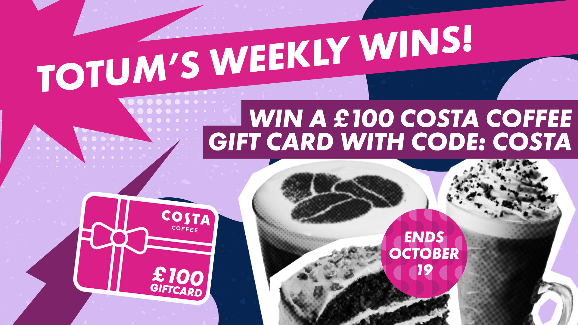 🛍️ WIN A £100 COSTA COFFEE GIFT CARD WITH TOTUM+ | TOTUM