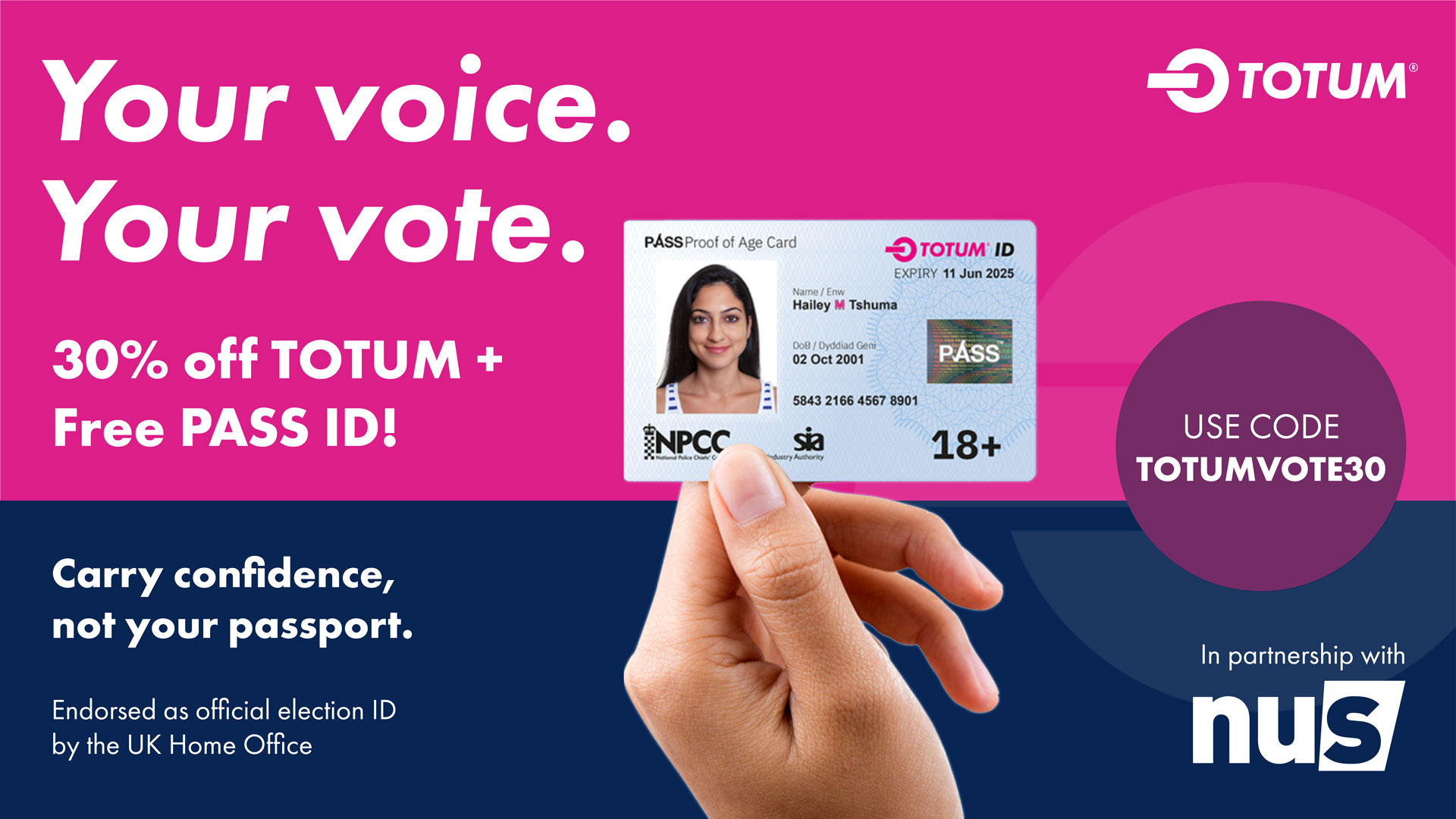 YOUR VOICE, YOUR VOTE | TOTUM