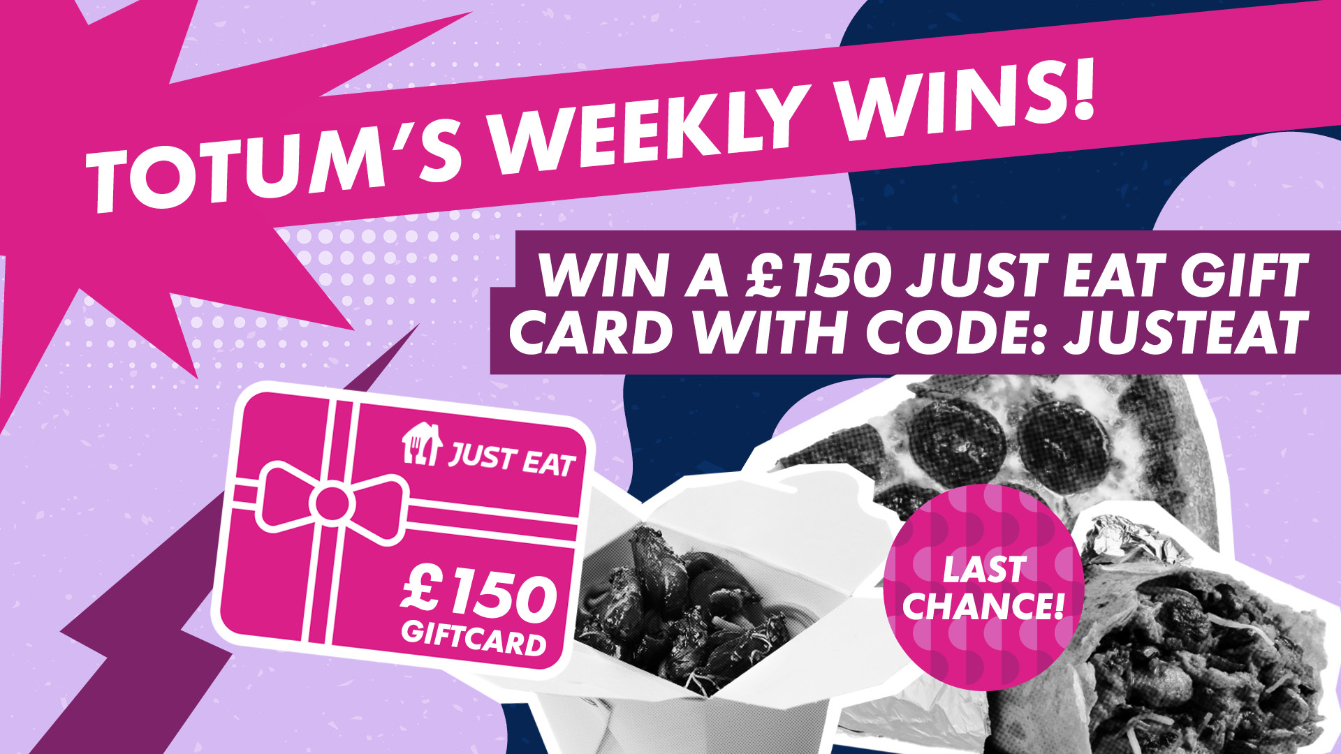 🛍️ WIN A £150 JUST EAT GIFT CARD WITH TOTUM+ | TOTUM