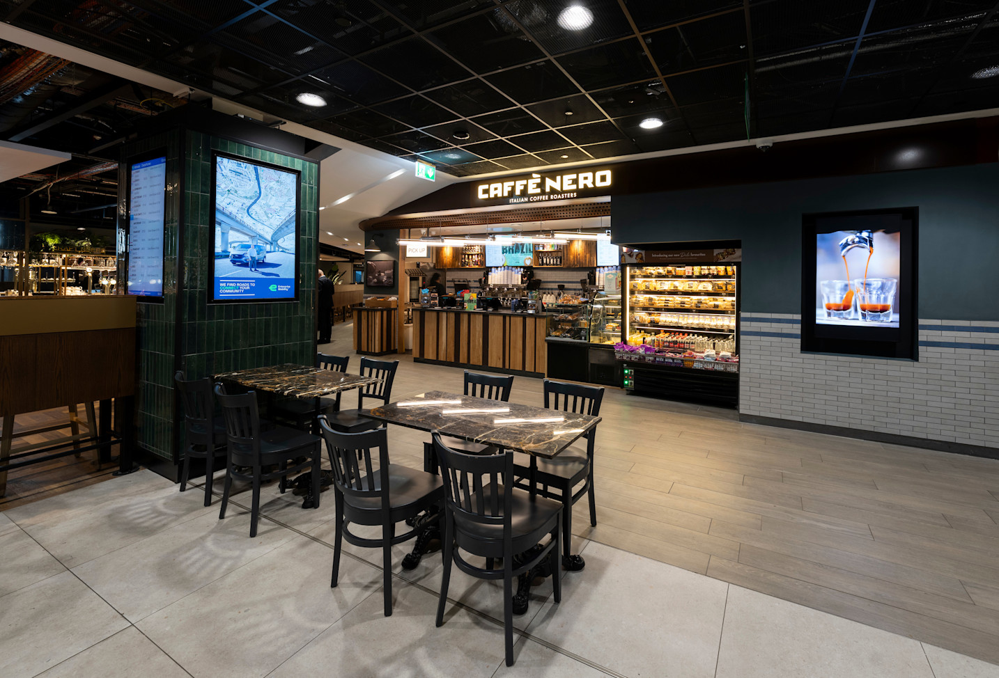 Award winning coffee available after security | London City Airport