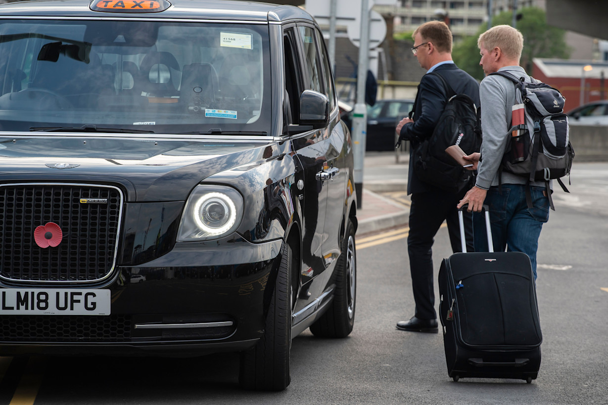 Taxi ranks that are just outside the terminal | London City Airport