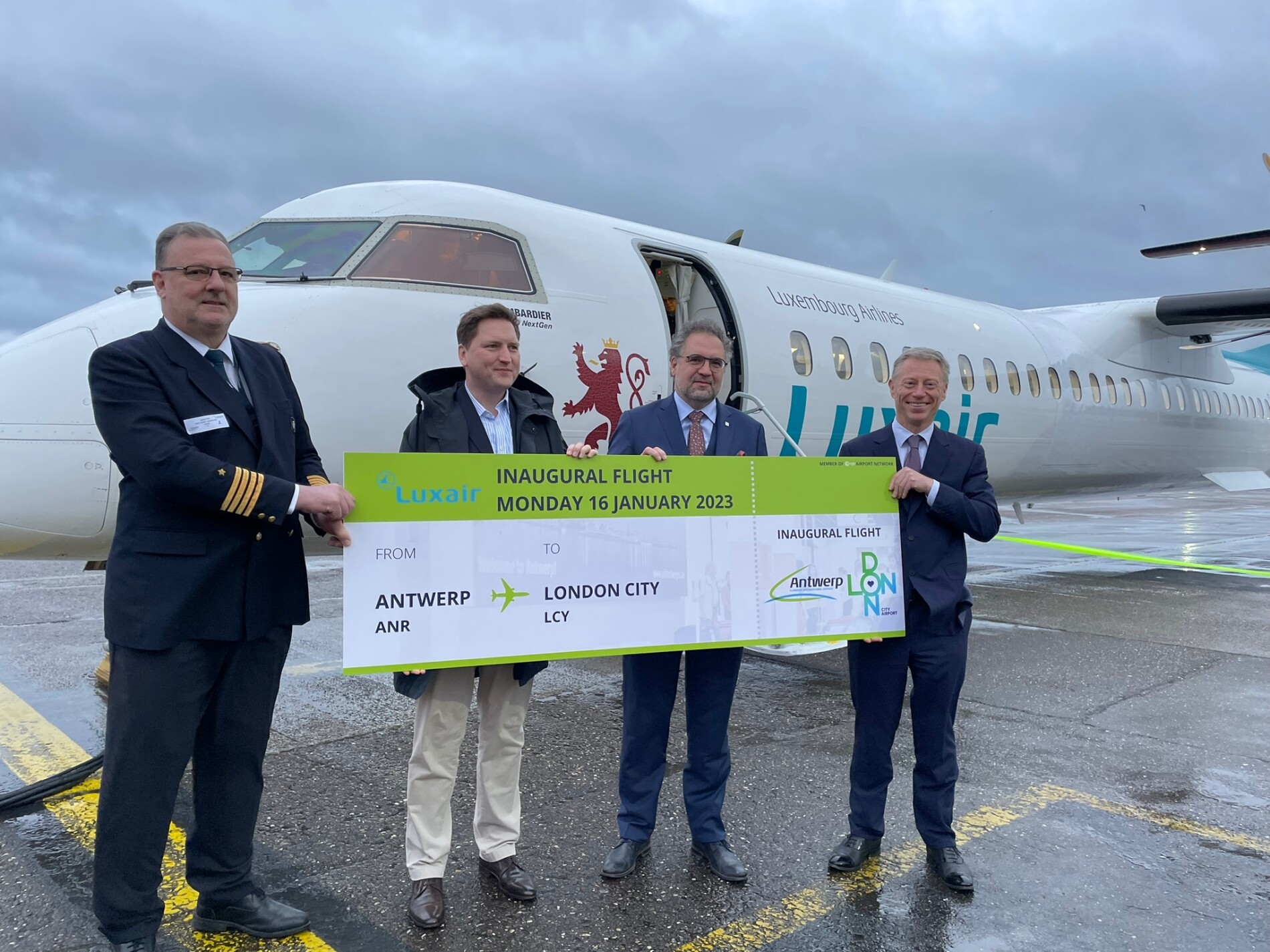 Luxair launches only direct London to Antwerp service | London City Airport