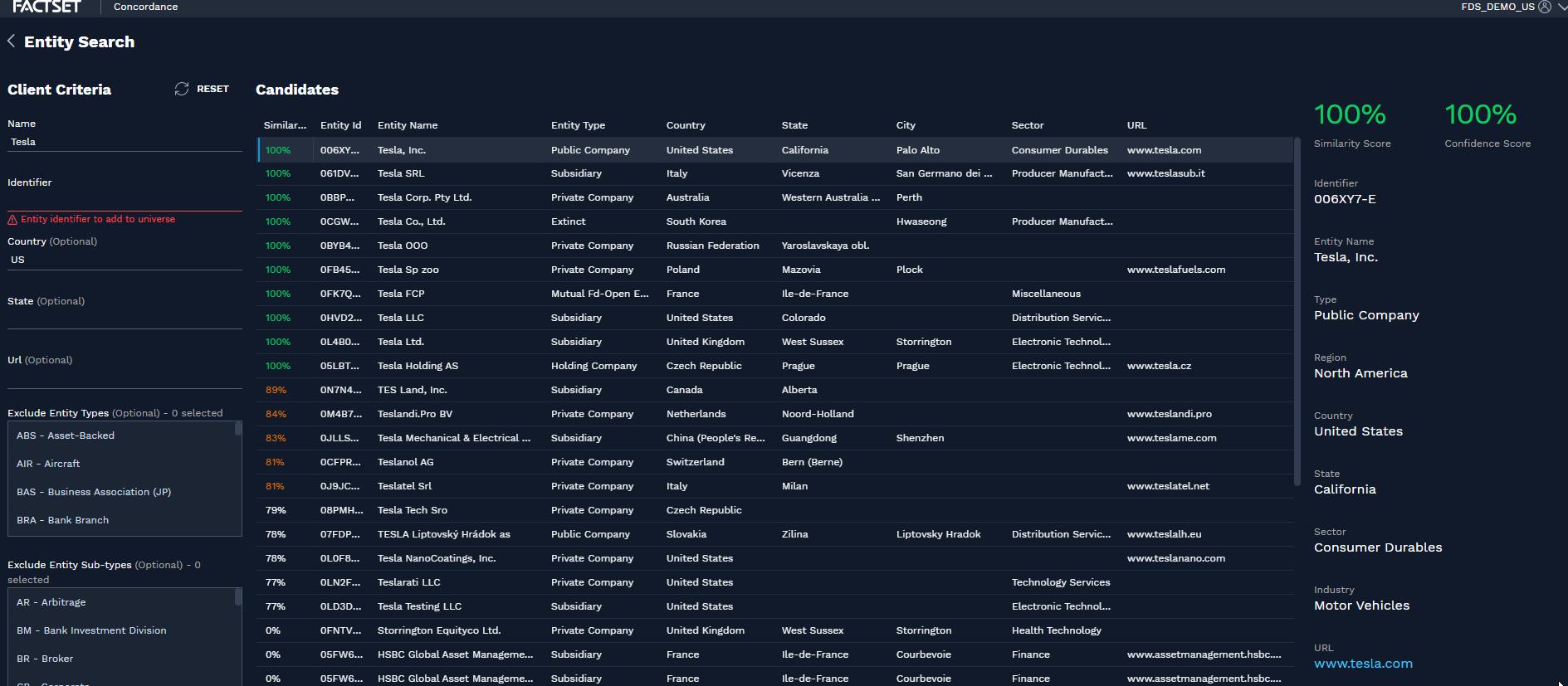 FactSet Developer Portal | Developer