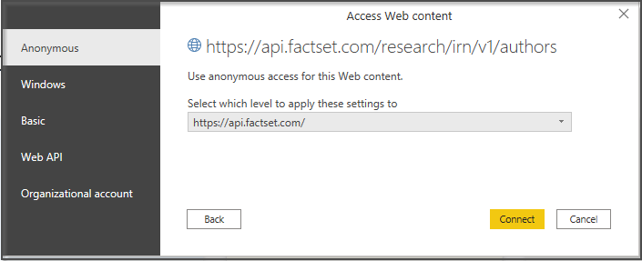 FactSet Developer Portal | Developer