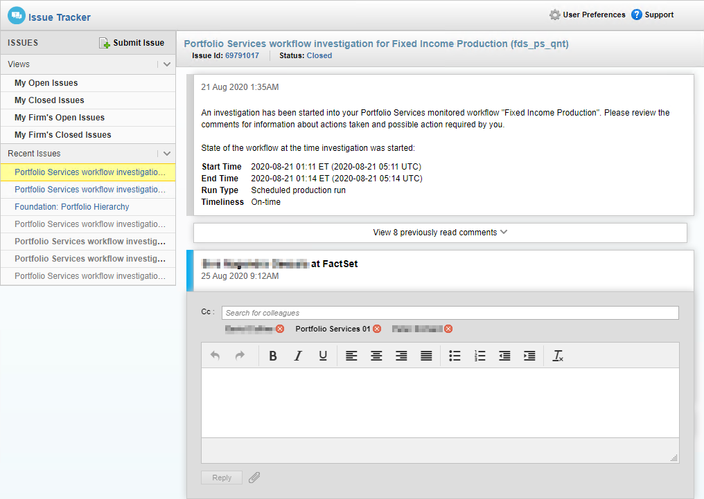 FactSet Developer Portal | Developer