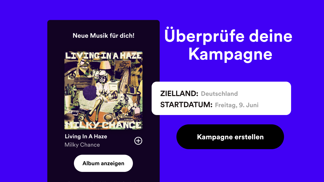 Mit unserem Campaign Kit erhalten Musikmarketing-Expert*innen und ...