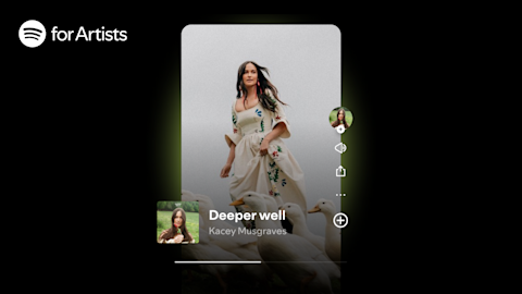 Countdown-Seiten – Spotify for Artists