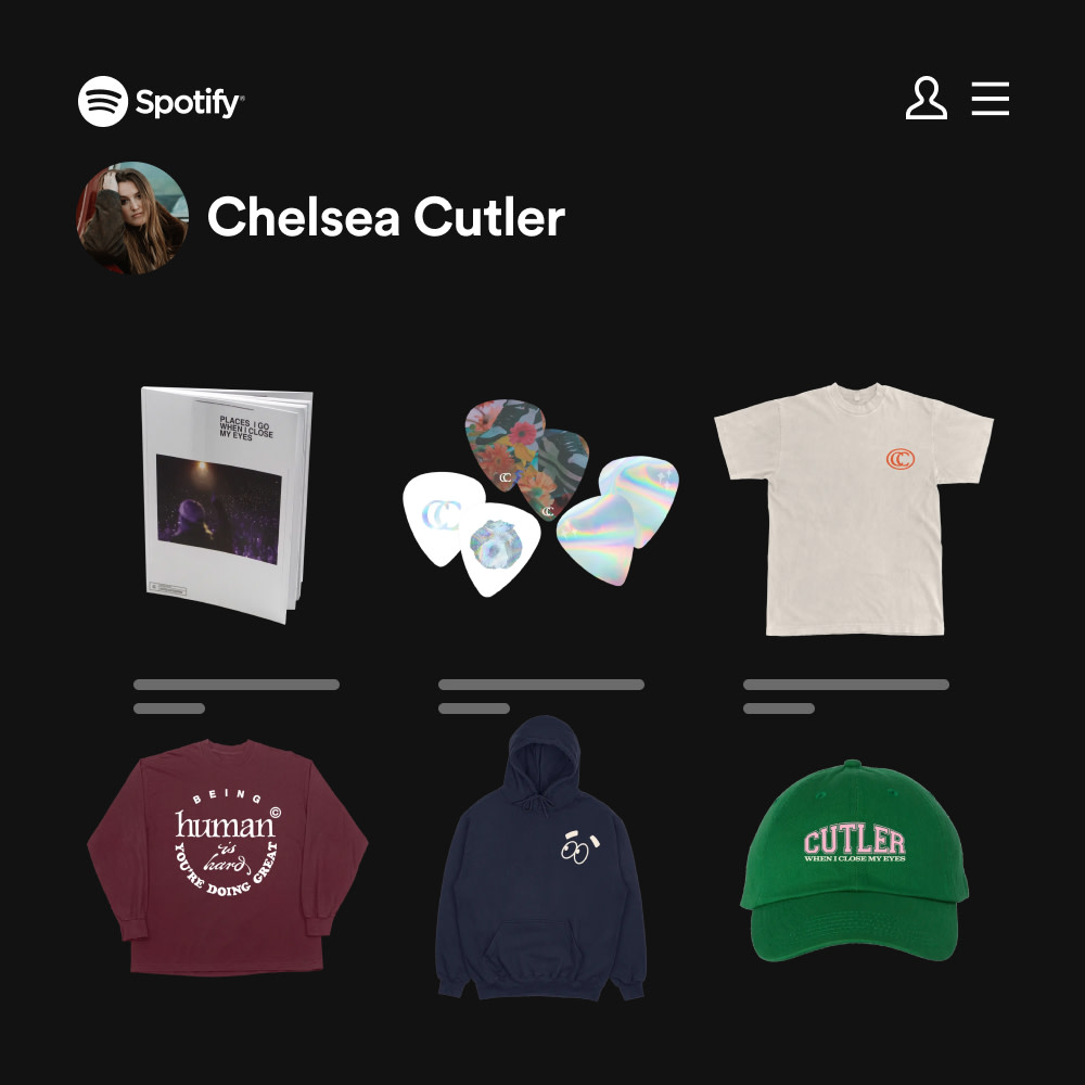 Sell Merch on Spotify – Spotify for Artists