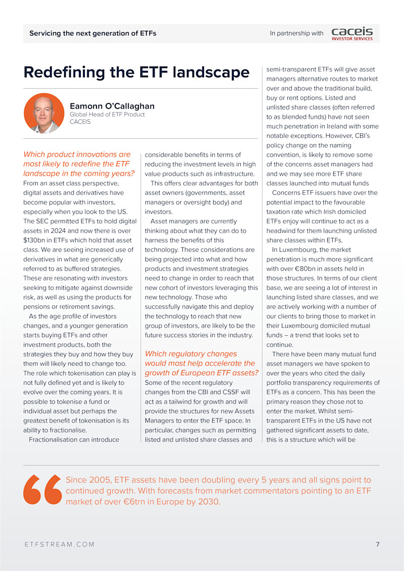 Servicing the next generation of ETFs