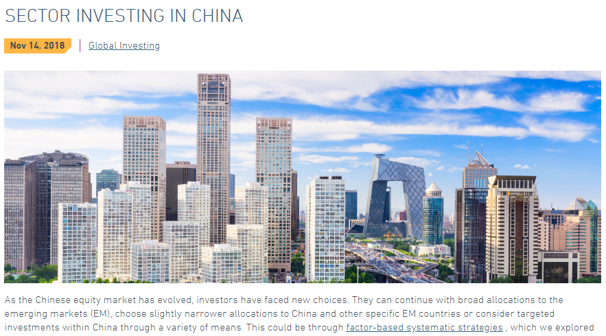 Are Chinese sectors ready for sector investors?