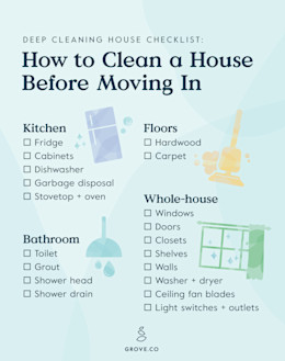 Deep Cleaning House Checklist How To Clean Before Moving In