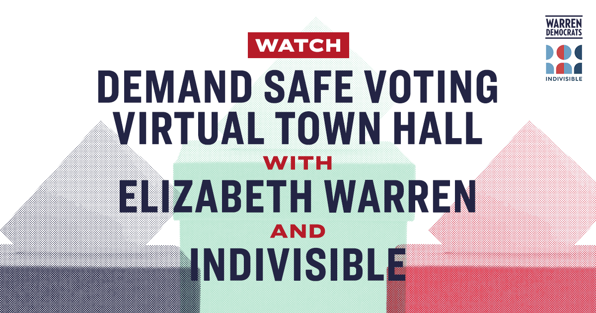 Watch: Demand Safe Voting Virtual Town Hall