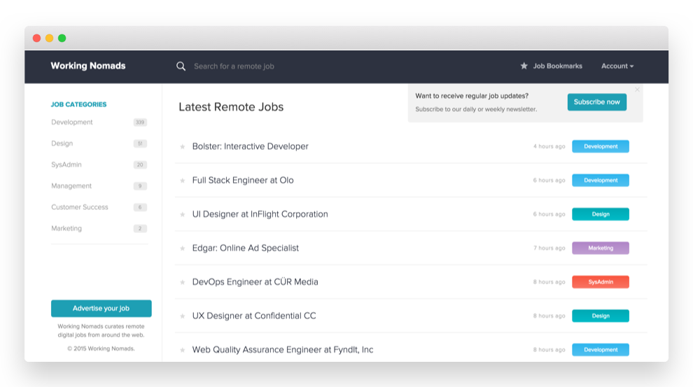 Working Nomads - David Parrelli