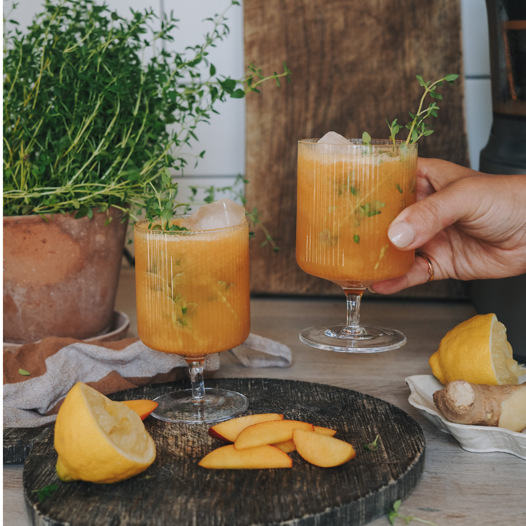 Orange juice med ingefær