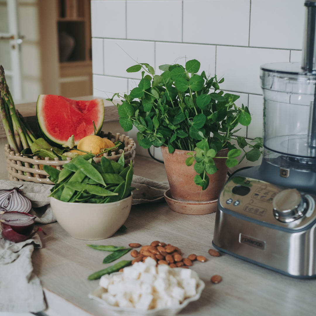 Sommersalat med melon og feta