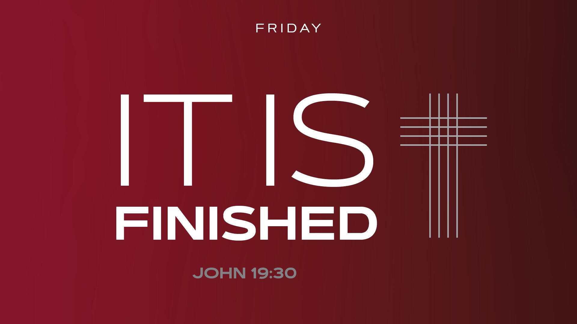 It Is Finished | Watermark Community Church