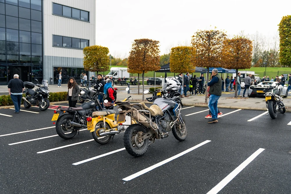 Cars And Bikes Are Welcome - Coffee Run At Triumph