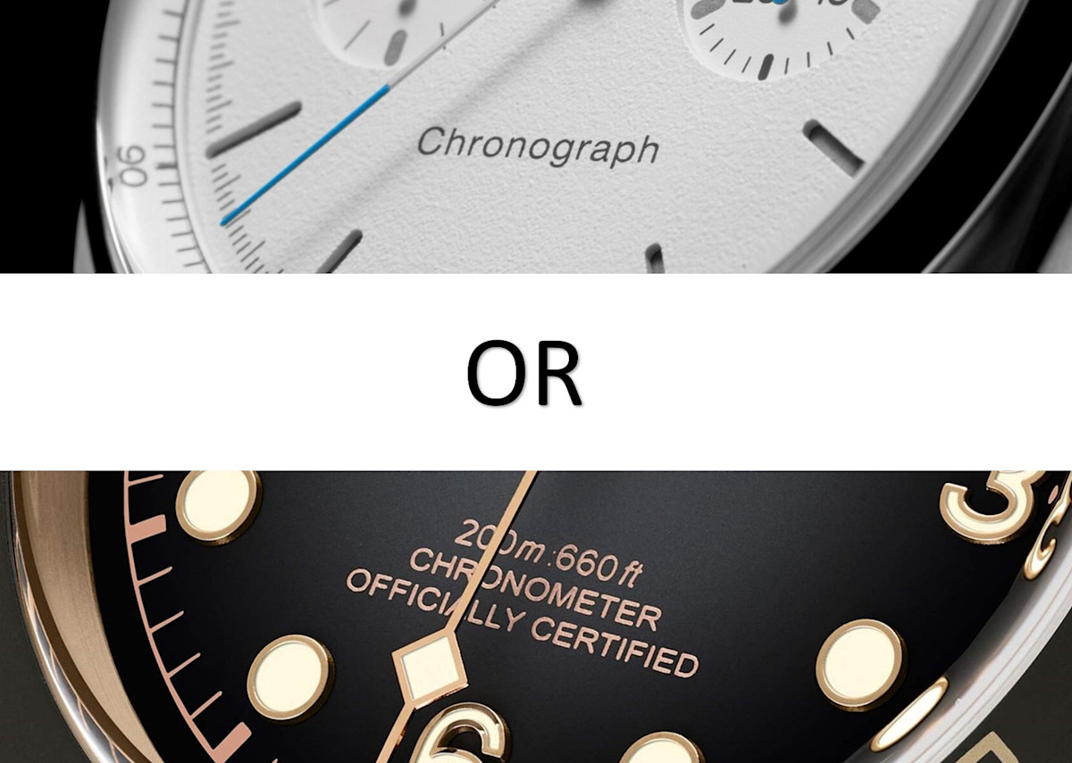Chronograph Or Chronometer?
