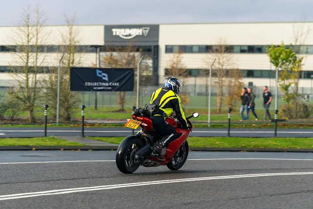 Cars And Bikes Are Welcome - Coffee Run At Triumph