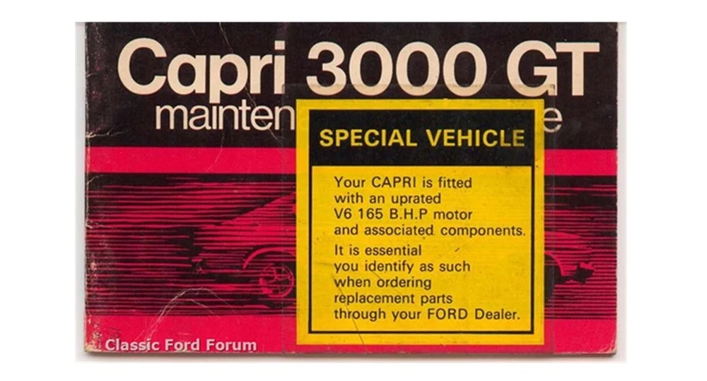 The rare Ford Capri Specials that show why knowledge is power