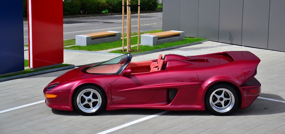 Wednesday One-off: Innotech Mysterro steeply raked windscreen formed ...