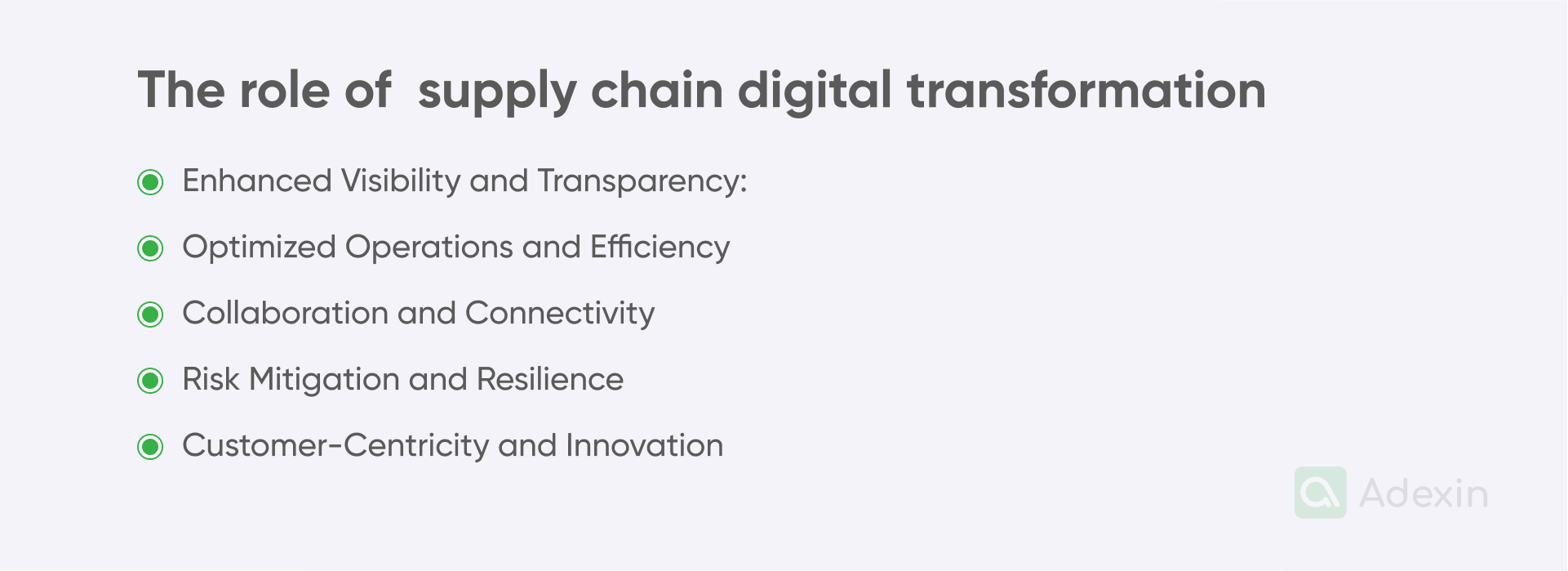 The future of supply chain digital transformation in 2024