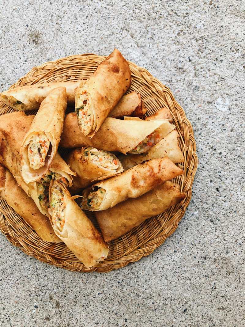 Chicken and Shrimp Lumpia | Whisper of Yum