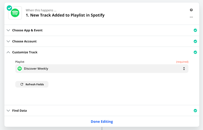 Make your perfect, personalized Spotify playlist with this automated workflow | Zapier