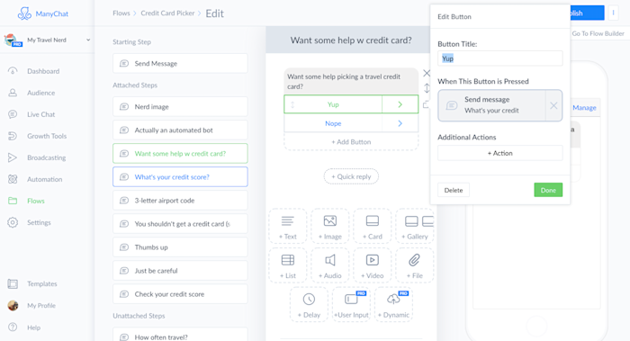 Facebook Chatbot Showdown: ManyChat vs. Chatfuel