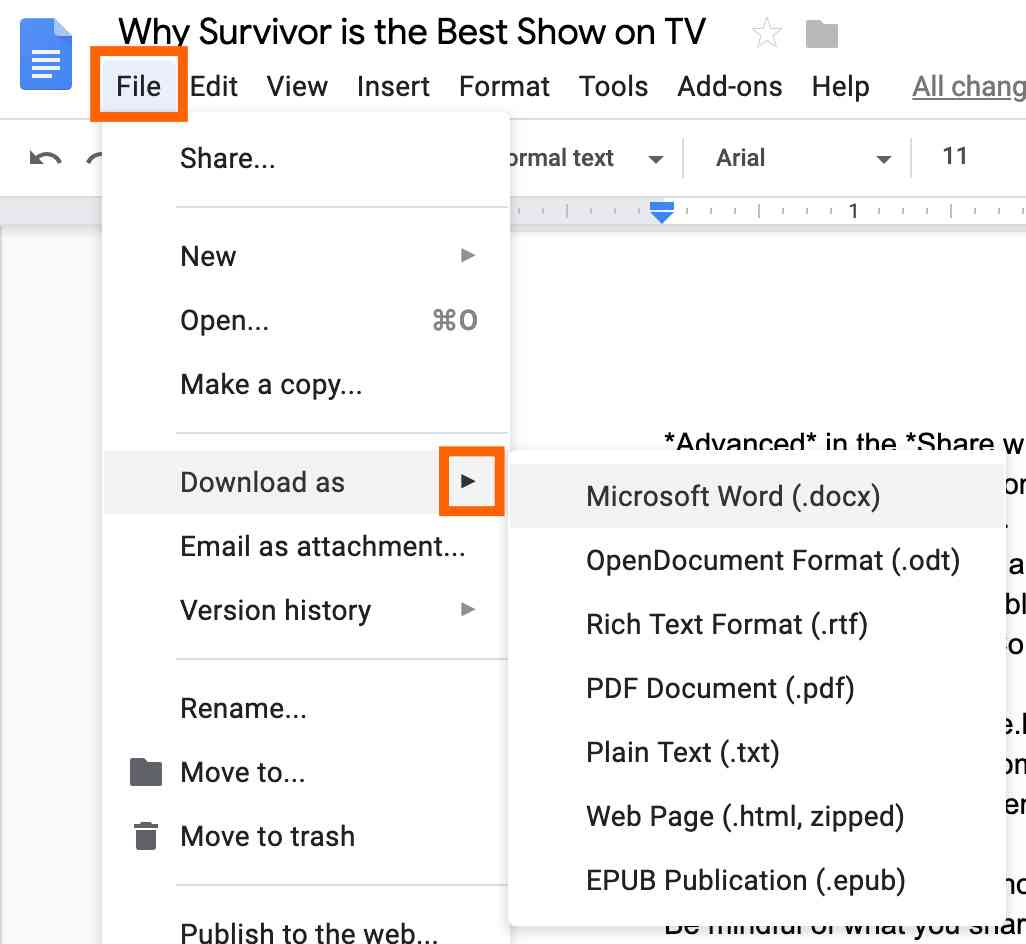How to Use Google Docs