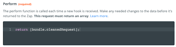 Advanced webhook automation with the Zapier Platform interface