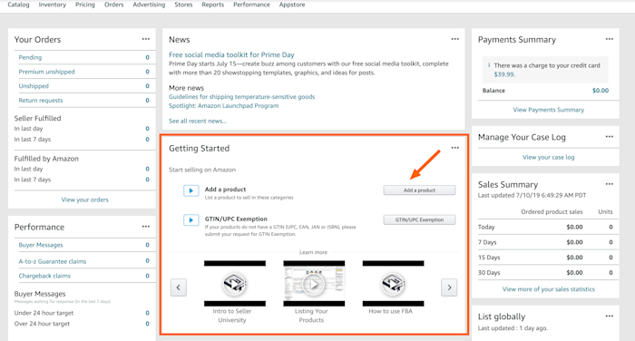 How to Use Amazon Seller Central