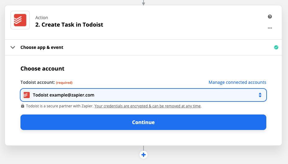 Add new Google Calendar events to Todoist as tasks | Zapier