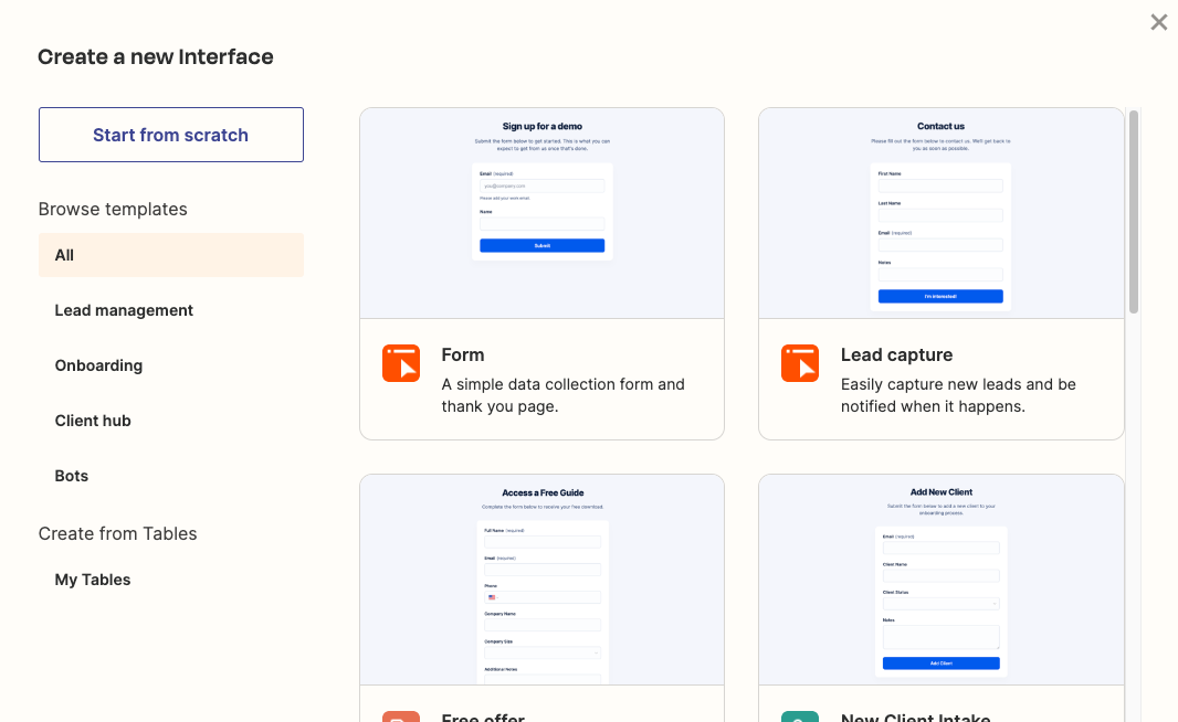 Zapier Interfaces: A no-code app builder powered by automation
