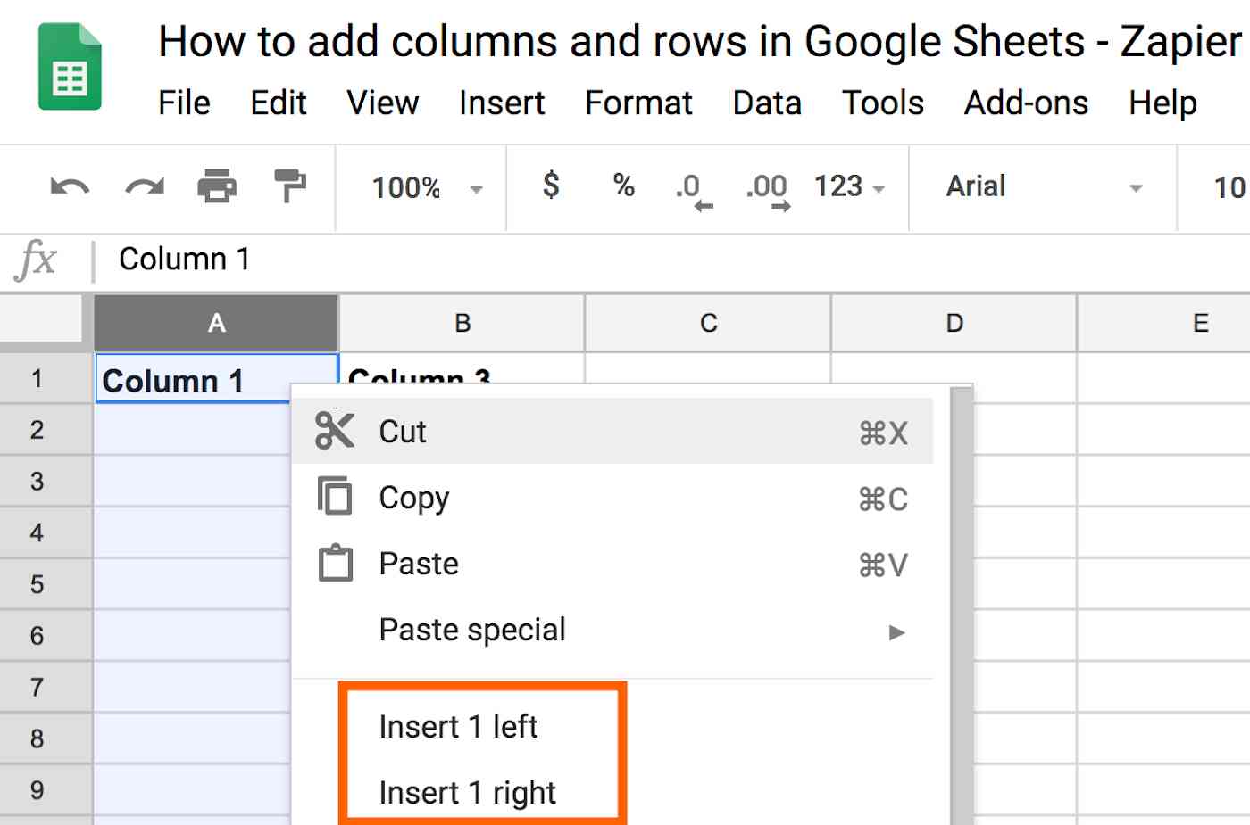 How to Add Columns or Rows in Google Sheets How to Add Columns or Rows in Google Sheets
