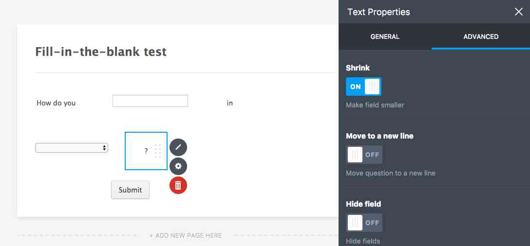 How to Make Fill-in-the-Blank Questions in an Online Form