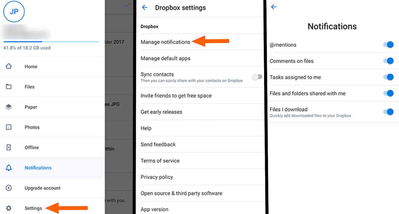 How to Customize Your Dropbox Notifications