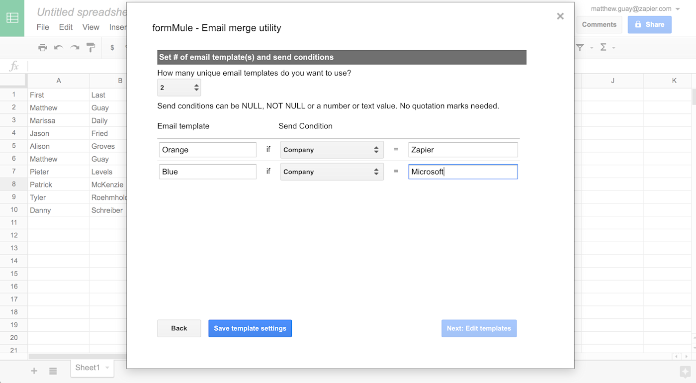 The best Google Sheets add-ons | Zapier