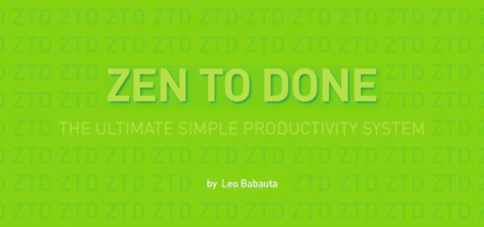 The Zen to Done Productivity Method
