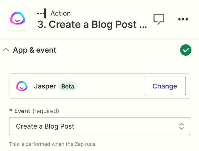 Automatically write blog posts with Jasper and Zapier Automatically write blog posts with Jasper and Zapier